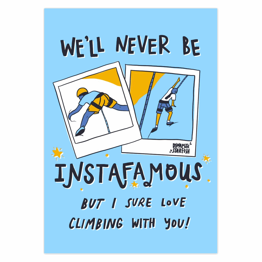 Greeting Cards for Rock Climbers | Dynamite Starfish