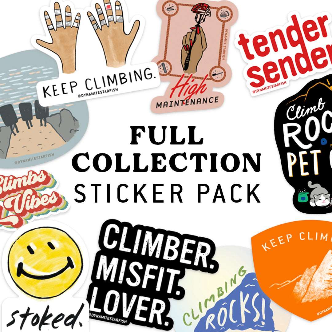 Rock Climbing & Bouldering Stickers | Shop super cute designs ...